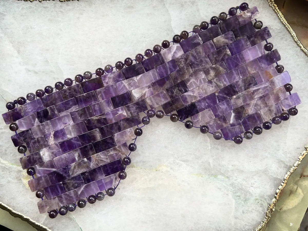 Amethyst Crystal Eye Mask – Hart, Body and Soul