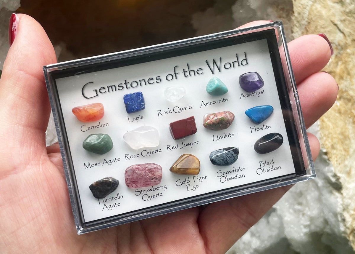 Gemstones From Around The World Mini Gem Box – Hart, Body and Soul