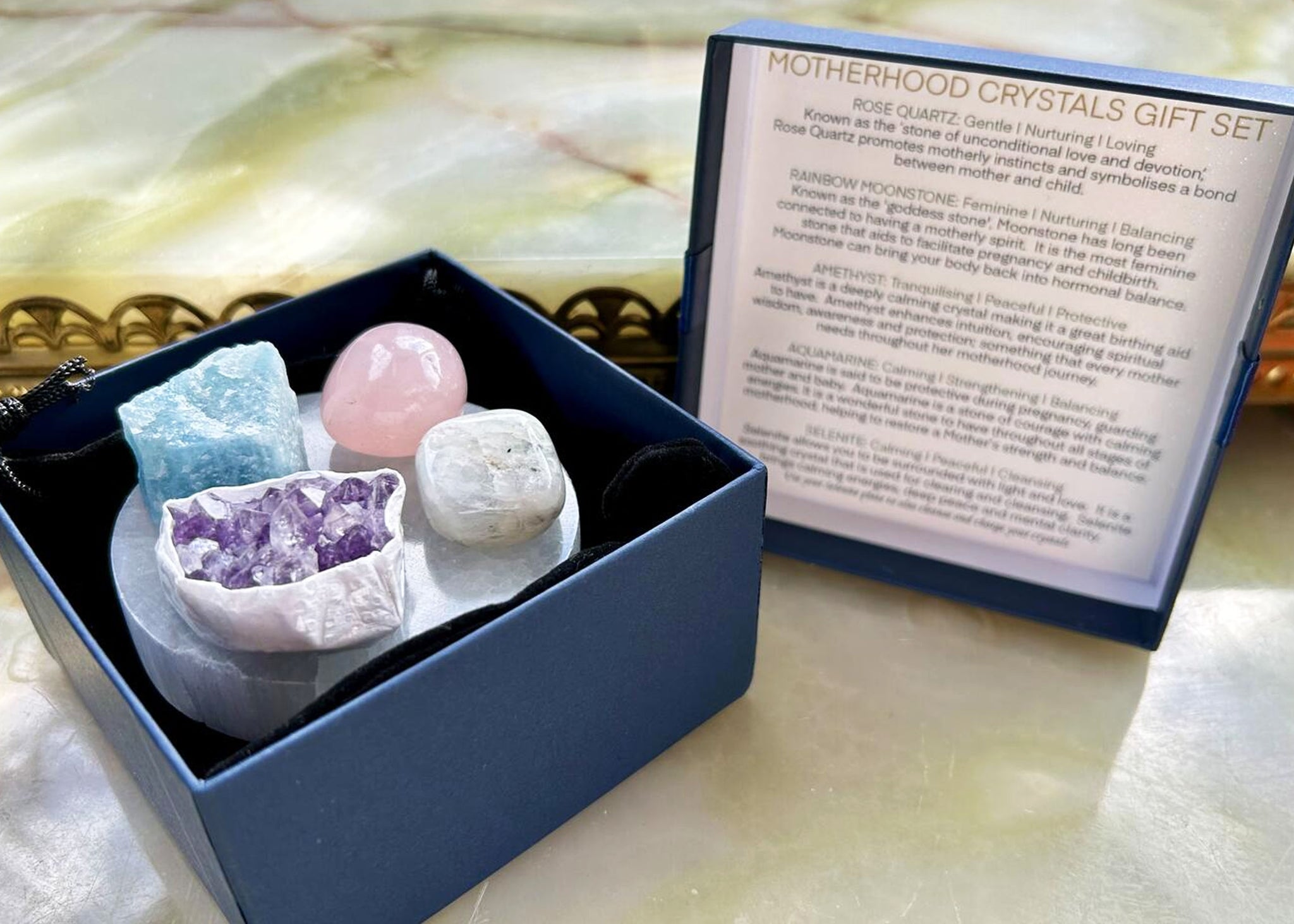 Motherhood Crystals Gift Set