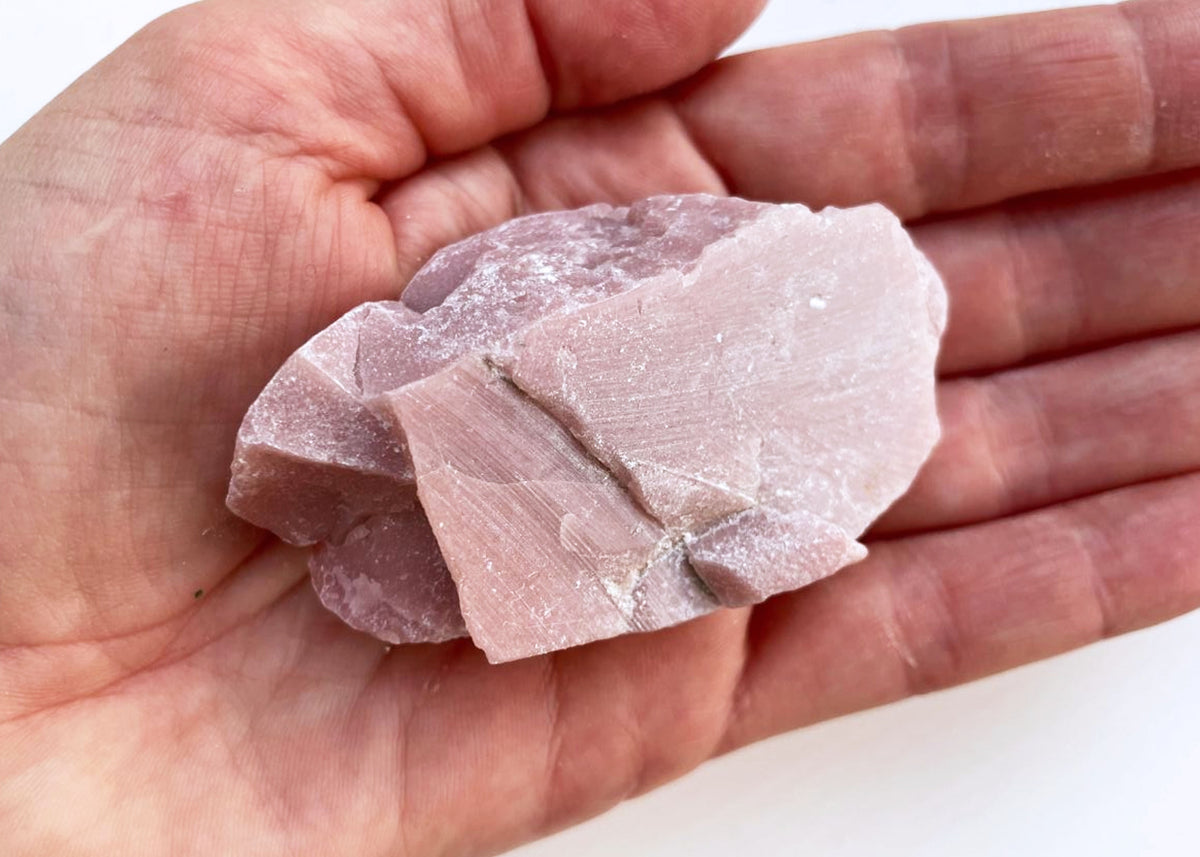 Raw/Rough Peruvian Pink Opal Chunks – Hart, Body and Soul
